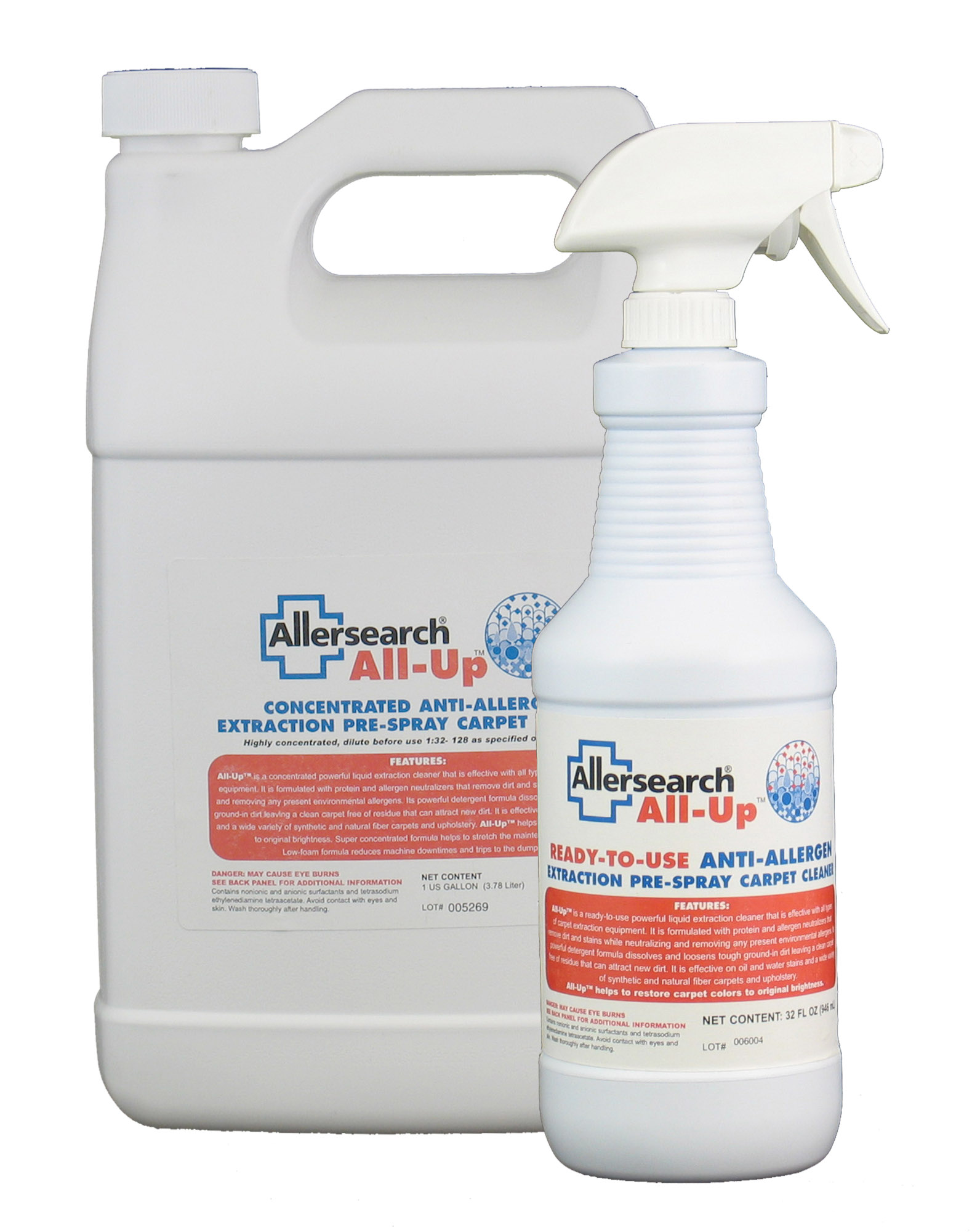 All-Up Pre-Spray Carpet Cleaner | Allersearch Laboratories